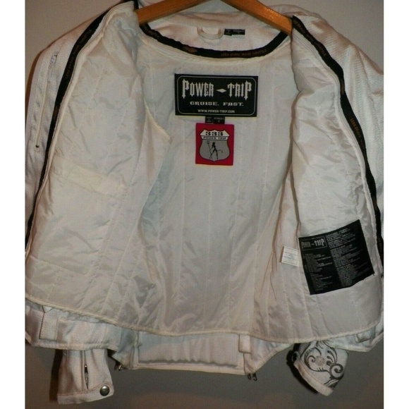 Power Trip | Jackets & Coats | Women S Power Trip White Motorcycle ...